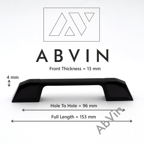 ABVIN Dual Black Bar Handles, Modern Gold Cabinet Hardware, Furniture - AbvinKnob
