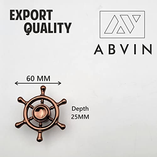 Ship Wheel Shape Knobs for Drawers - Rose Gold - 1 PCS - AbvinKnob