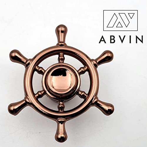 Ship Wheel Shape Knobs for Drawers - Rose Gold - 1 PCS - AbvinKnob