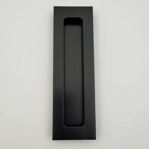 Matt Black Concealed Sliding Door Handle and Concealed Door Pull Handl ...