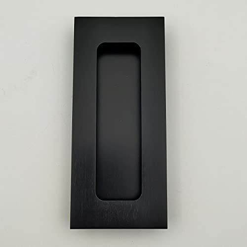 Matt Black Concealed Sliding Door Handle and Concealed Door Pull Handl ...